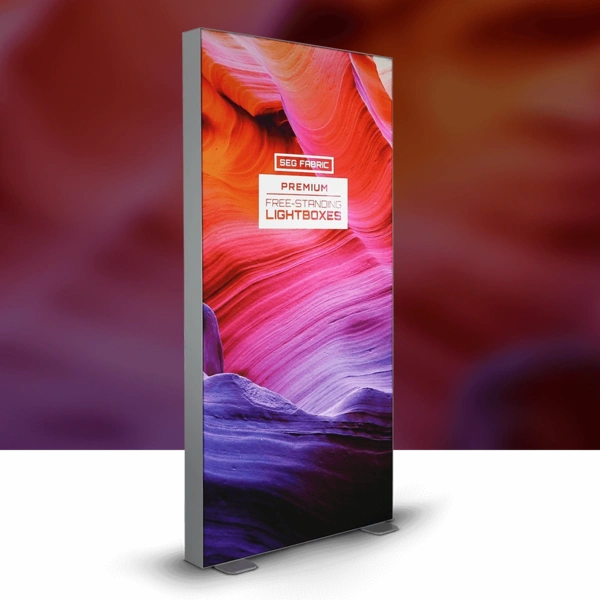 SEG Fabric Free-Standing Lightboxes | SMPG